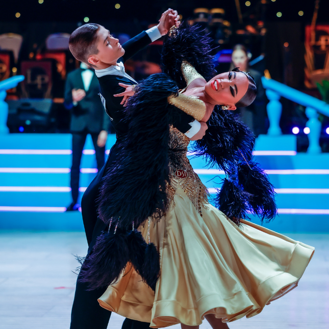 International Dance Shoes | Ladies Latin & Rhythm | Freya - Tan Satin